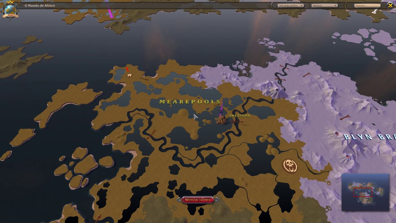 Albion Online (3) Localização nos mapas, onde encontrar recursos? - YouTube