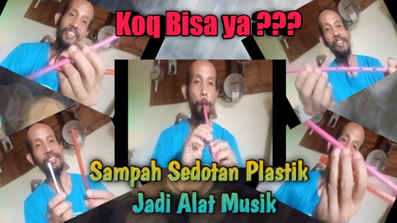 Membuat Alat Musik dari Sedotan - YouTube