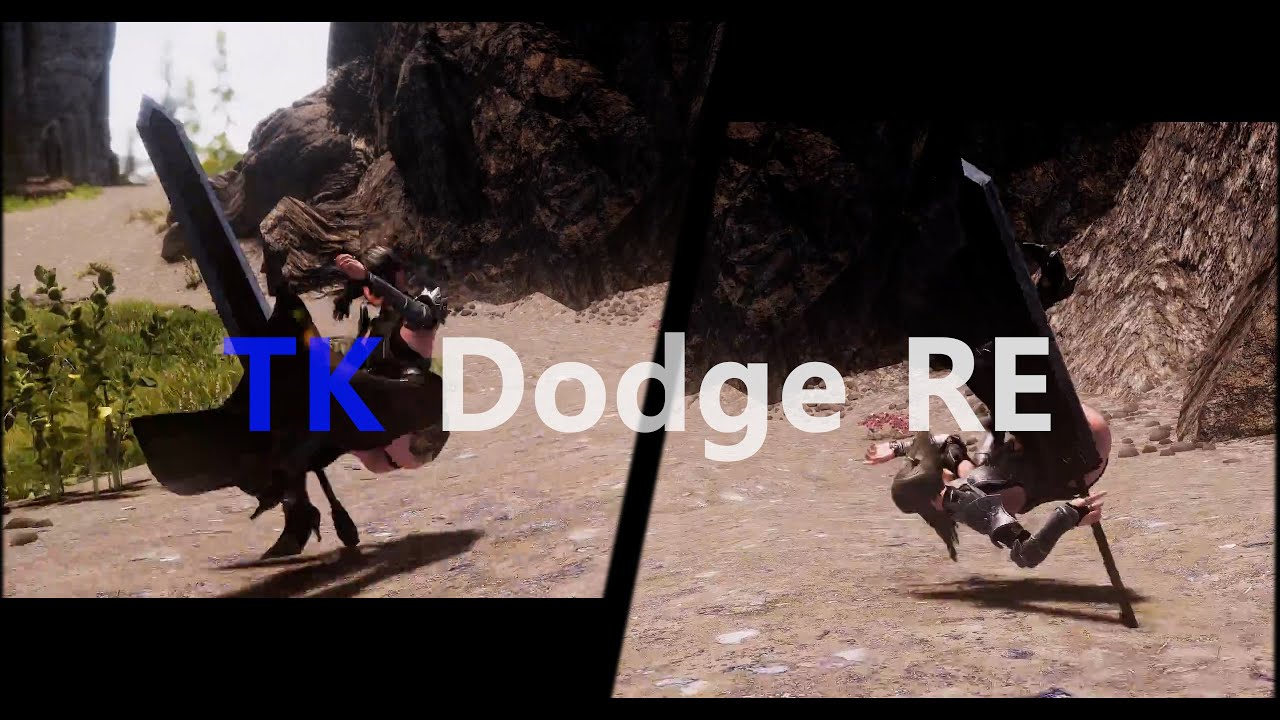 SKYRIM SE I TK Dodge RE I Script Free - YouTube