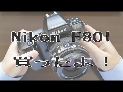 【カメラ】Nikon F801を買ったよ！｜フィルム一眼レフ - YouTube