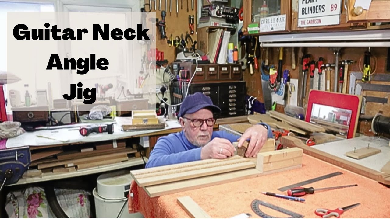Guitar Neck Angle Jig for Les Paul Junior DC or Paul Reed Smith. - YouTube