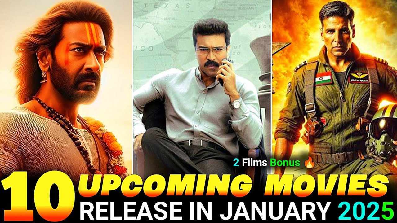 10 Upcoming Movies Release In January 2025|| Biggest Upcoming Movies in ...