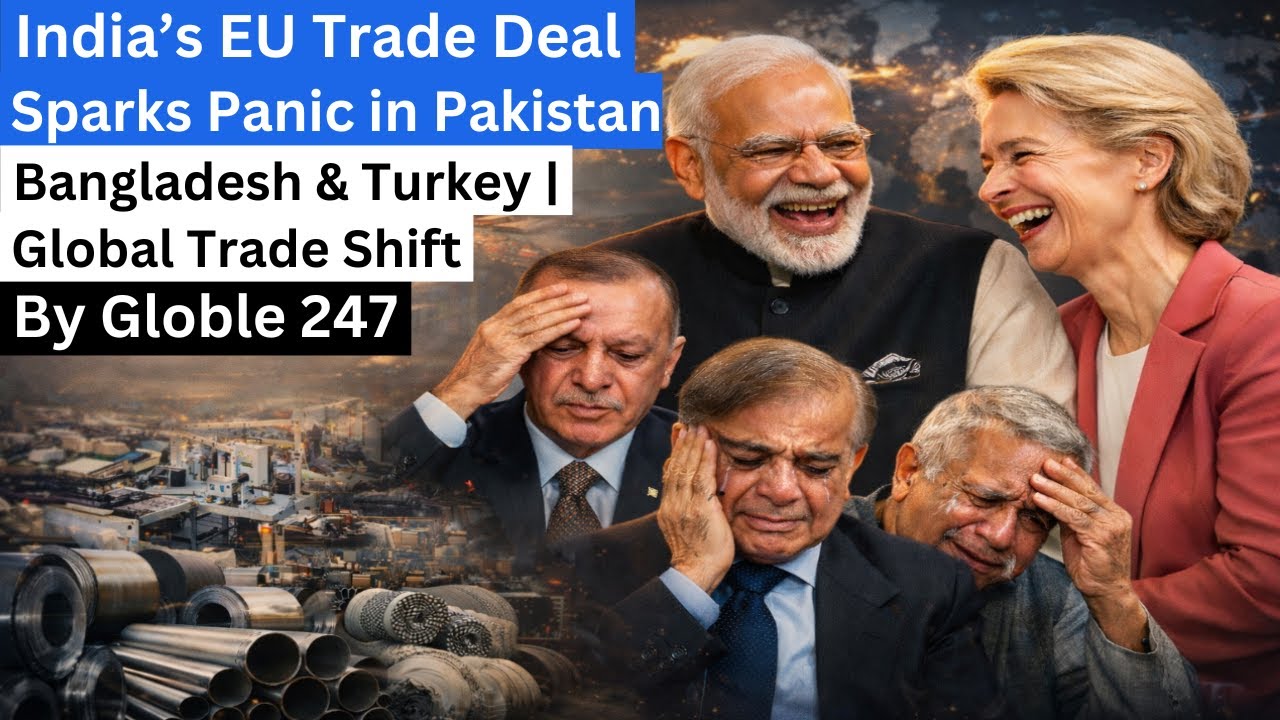 India’s EU Trade Deal Sparks Panic in Pakistan, Bangladesh & Turkey ...