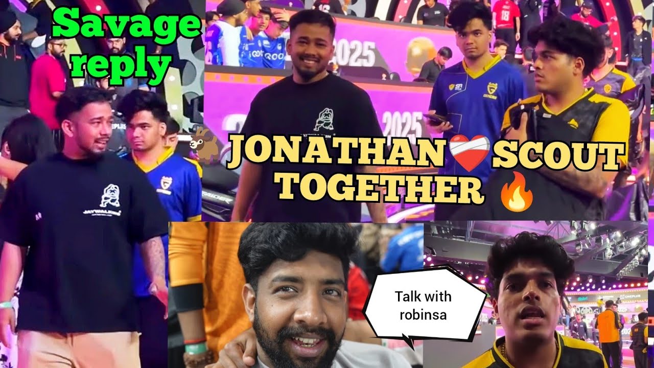 🐐Scout & Jonathan Together ️‍🩹 After Long Time 😱🔥 robinsa reaction ...