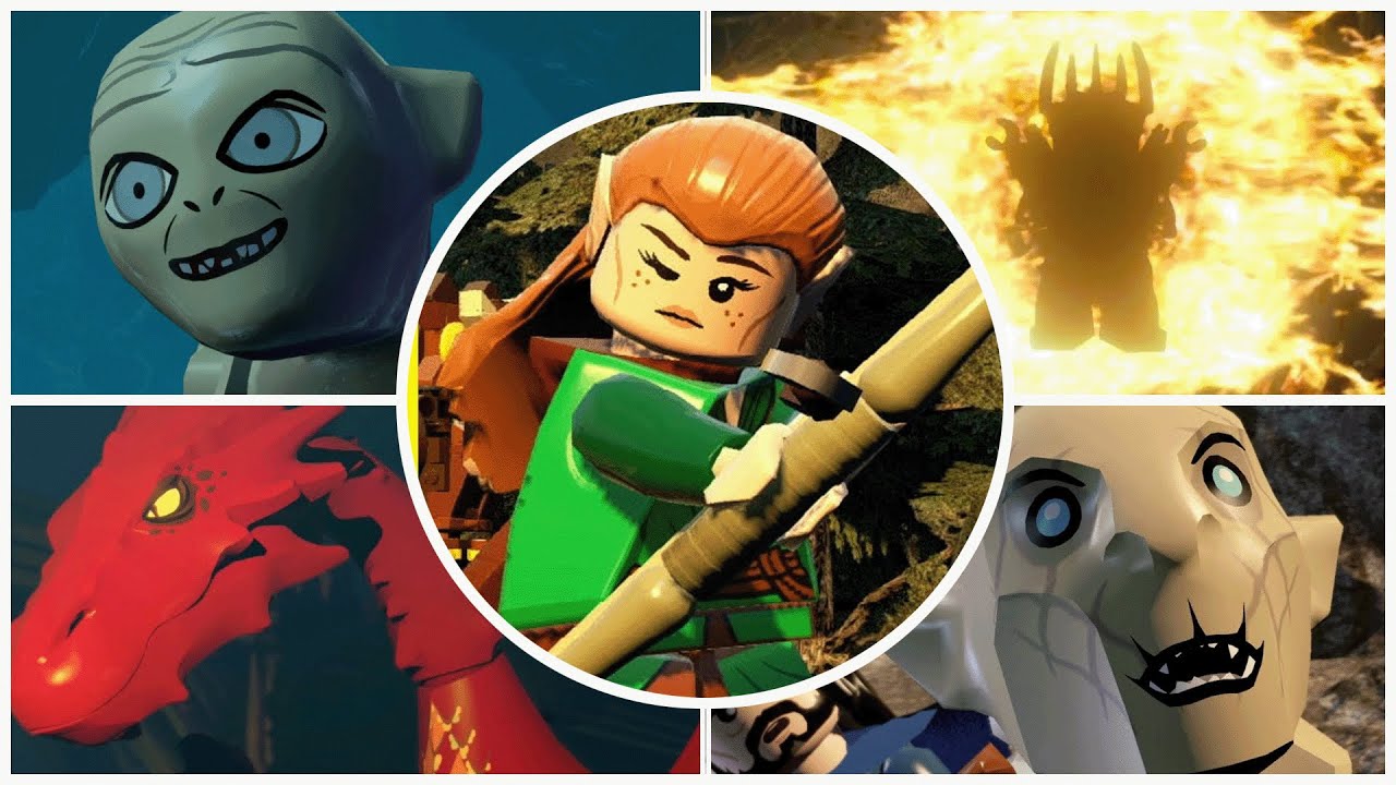 Lego The Hobbit - All Bosses - YouTube