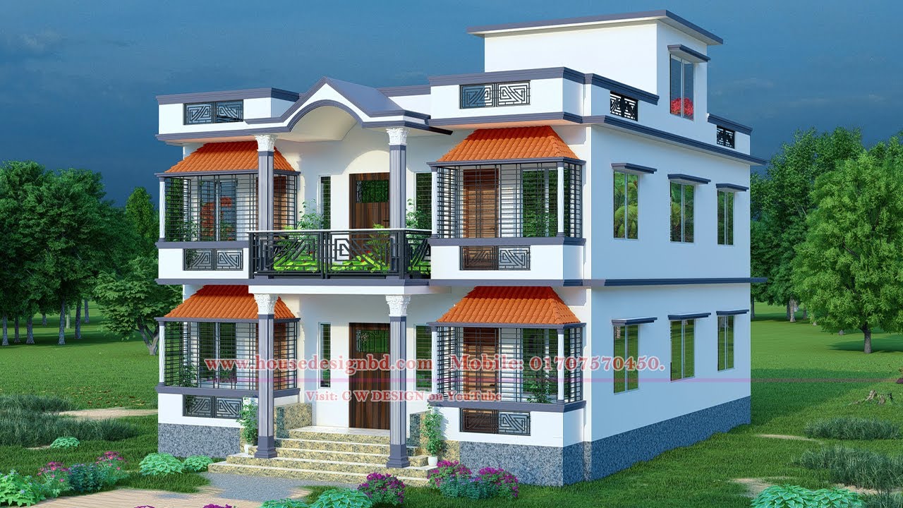 Bangladesh Village House Design. - YouTube