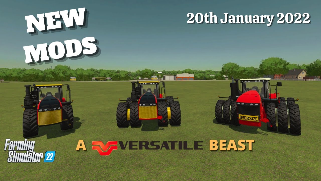 NEW MODS FS22 | PS5 | Farming Simulator 22 (20th January 2022) - YouTube