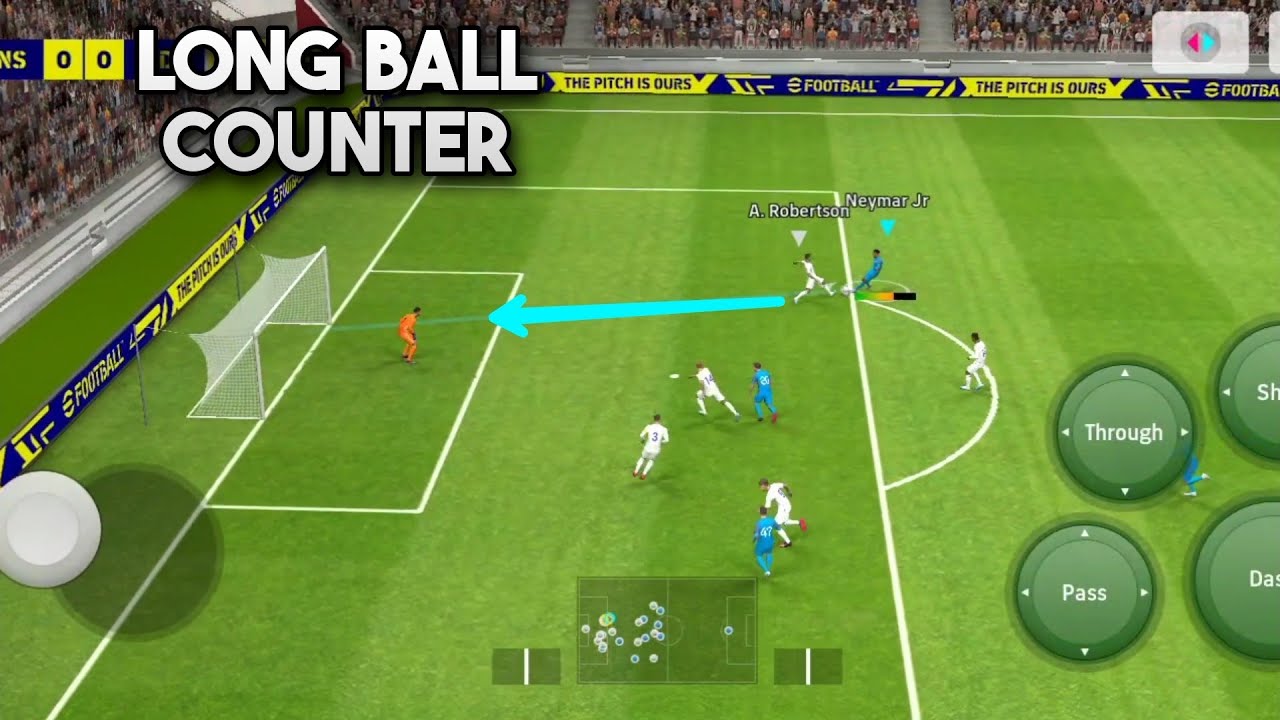 Long Ball Counter Playstyle in efootball 2023 ️⚡️New CB Player Signed ...