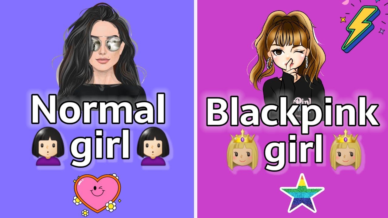 Normal girls vs Blackpink girls | Normal girl dress Vs Blackpink girl ...