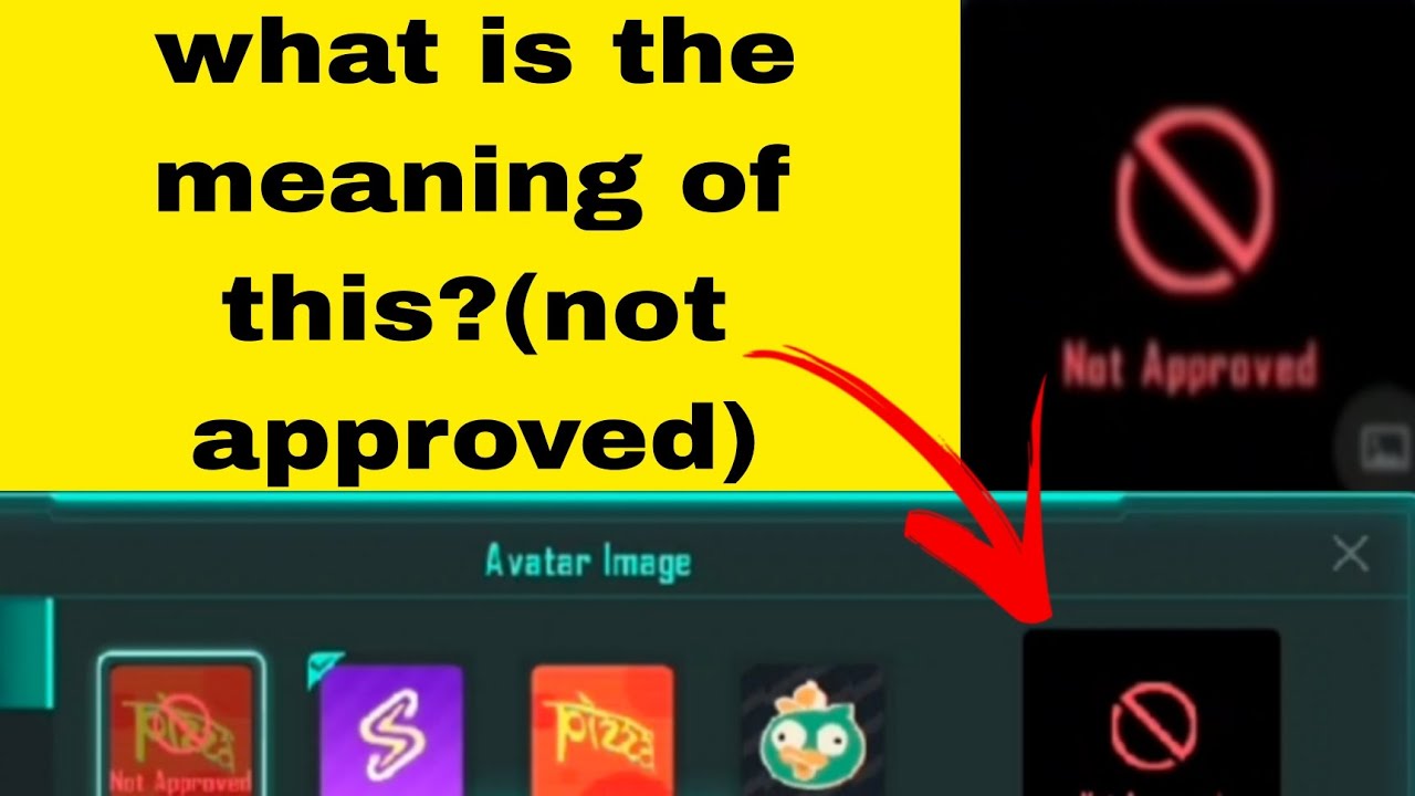 what is the meaning of not approved? | farlight84 | - YouTube