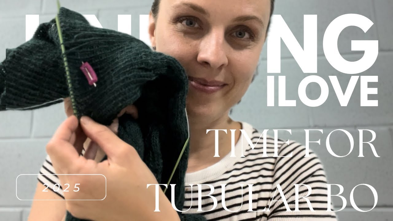 Tubular Bind-Off Time! Knitting My Raglan Lace Top - YouTube