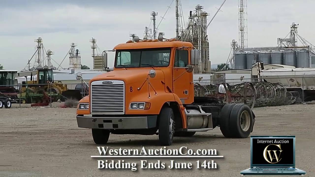 801 1997 Freightliner Single Axle Truck For Sale At Auction! - YouTube
