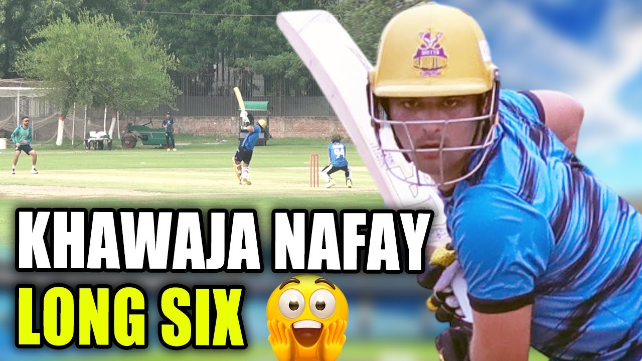Khawaja Nafay Batting highlights | Pak Scenario Based Match Skills Camp ...