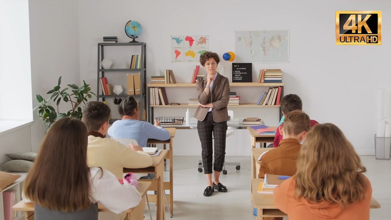 Educational Excellence: Inspiring Lecture by Female Teacher in ...