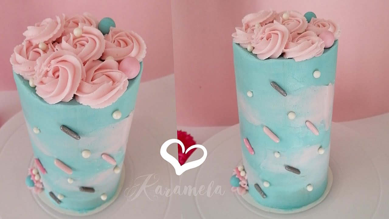 Como Hacer un Pastel Doble Alto 18 cm - Karamela - YouTube