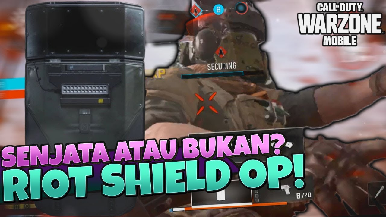 SENJATA TERKUAT DI WARZONE MOBILE! RIOT SHIELD WARZONE MOBILE INDONESIA ...
