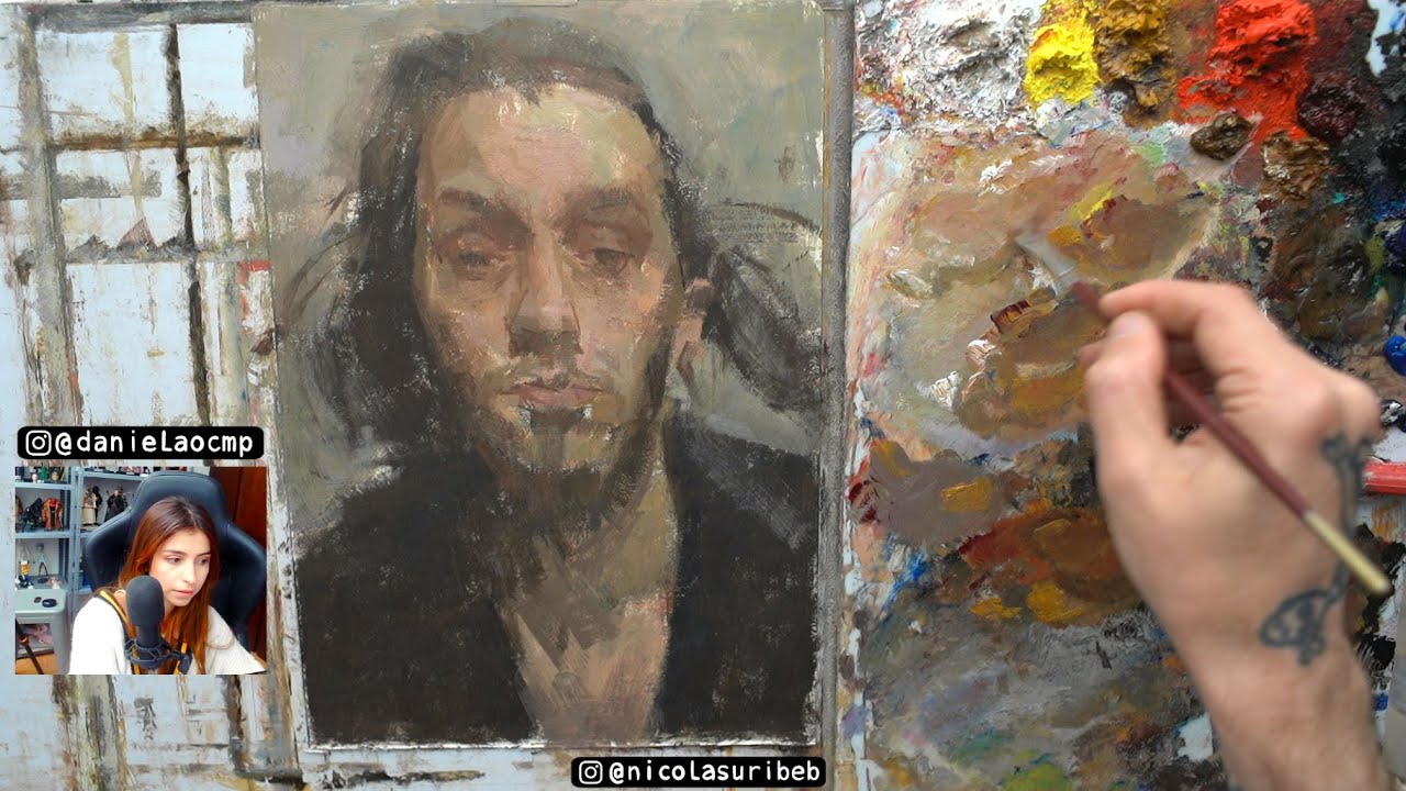 A Sense Of Humanity In A Portrait - Live Painting Session (02/06/2022 ...