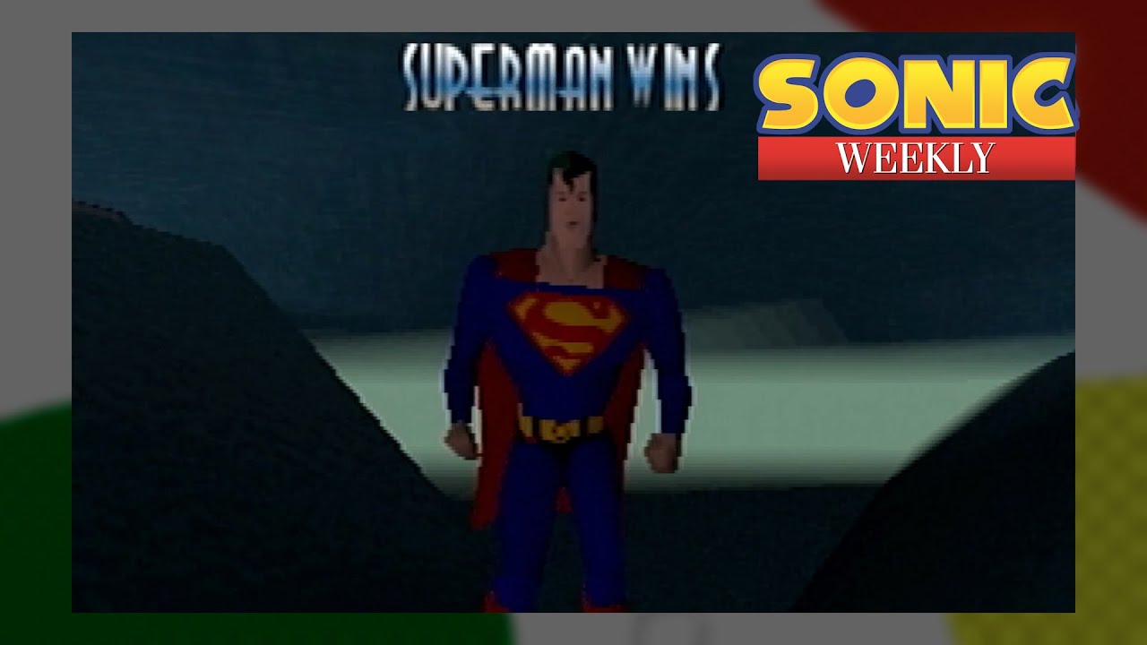 Superman + 8-bit Sonic - YouTube