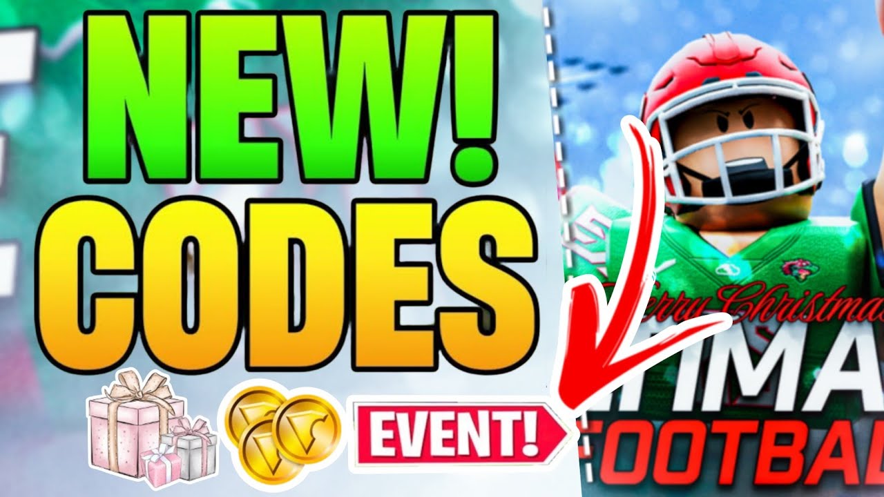 🎁 EVENT! 🎁 ULTIMATE FOOTBALL CODES - ROBLOX ULTIMATE FOOTBALL CODES ...