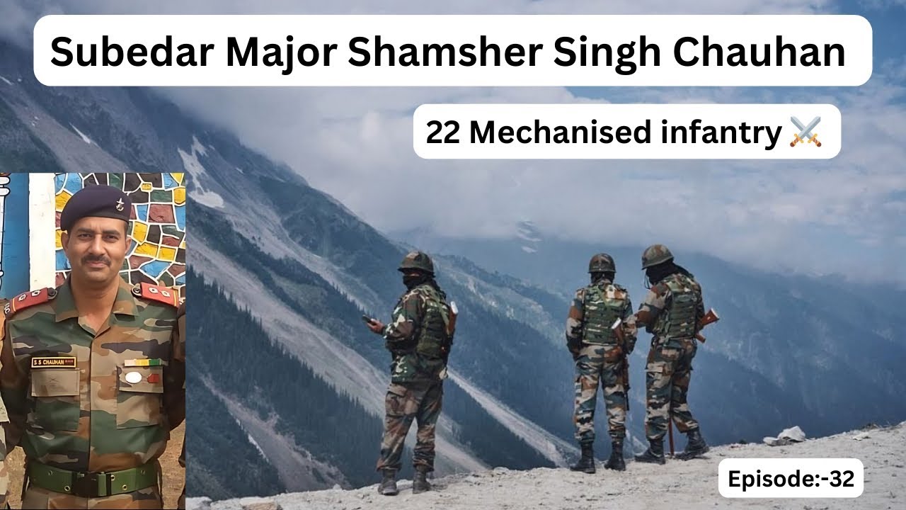 A Story of Subedar Major Shamsher Singh Chauhan 💐🇮🇳|Veergati in Ladakh ...