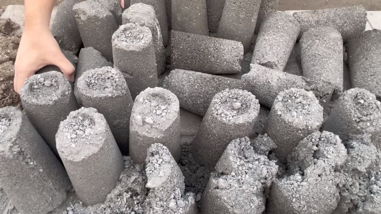 Extra gritty charcoal sand dry & damp glass crumbling on floor 🤤RS ASMR ...