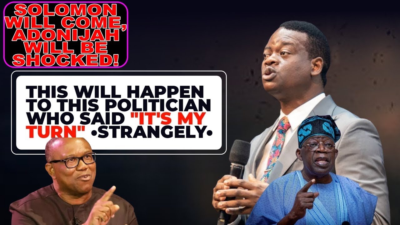 This Adonijah MUST NOT RULE Over Us, Solomon Will. This Will Happen To ...