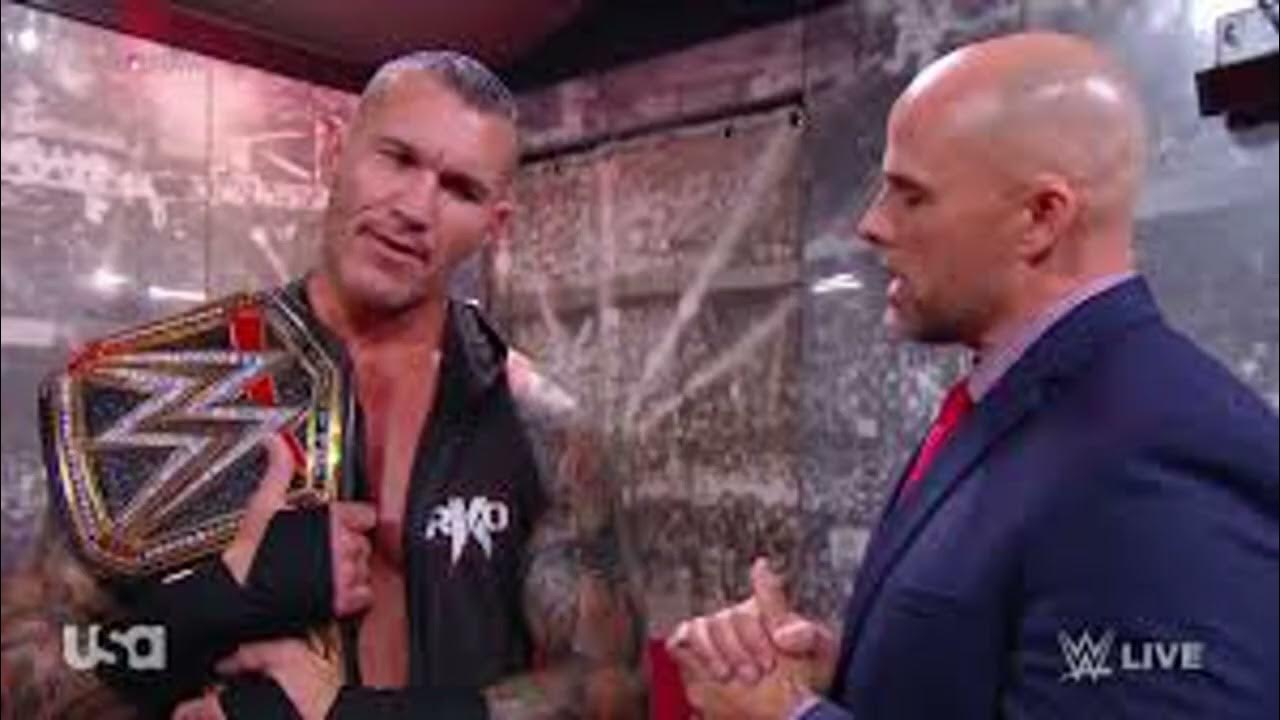 Adam Pearce sends three-word message to Randy Orton after he rejects RAW contract - YouTube