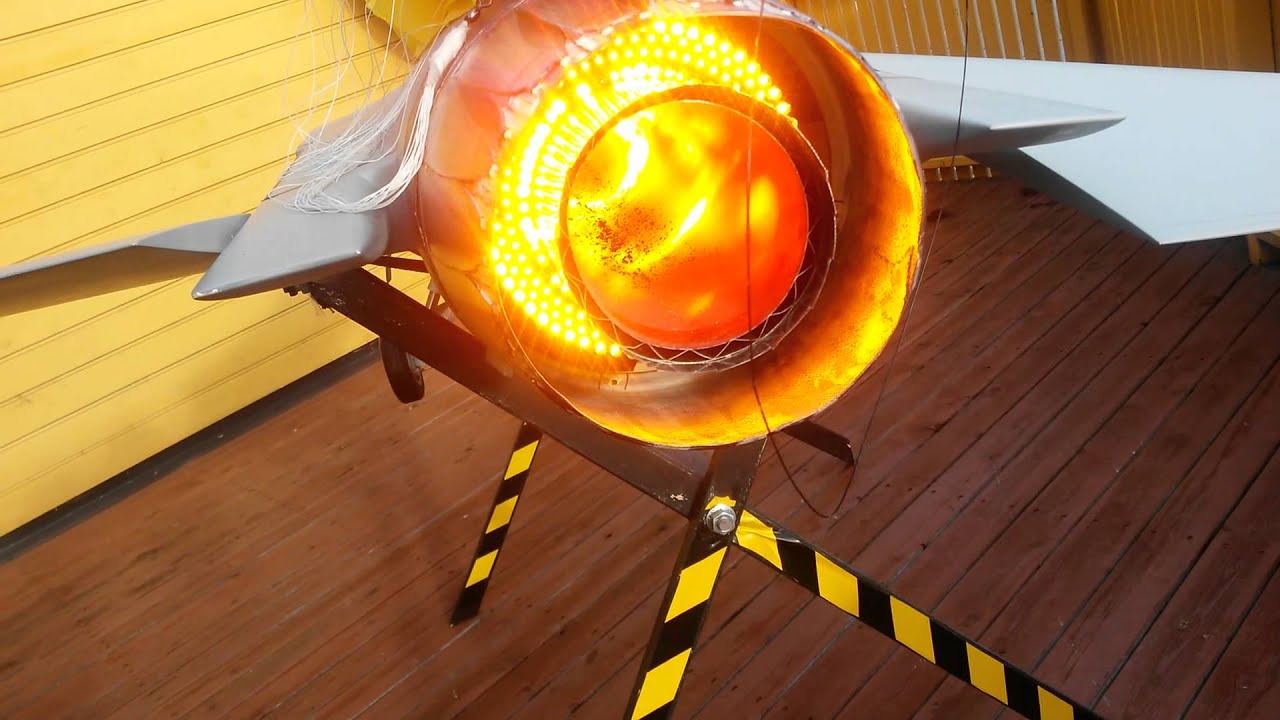 A new way to make it closer to real, afterburner F16 jet model. - YouTube