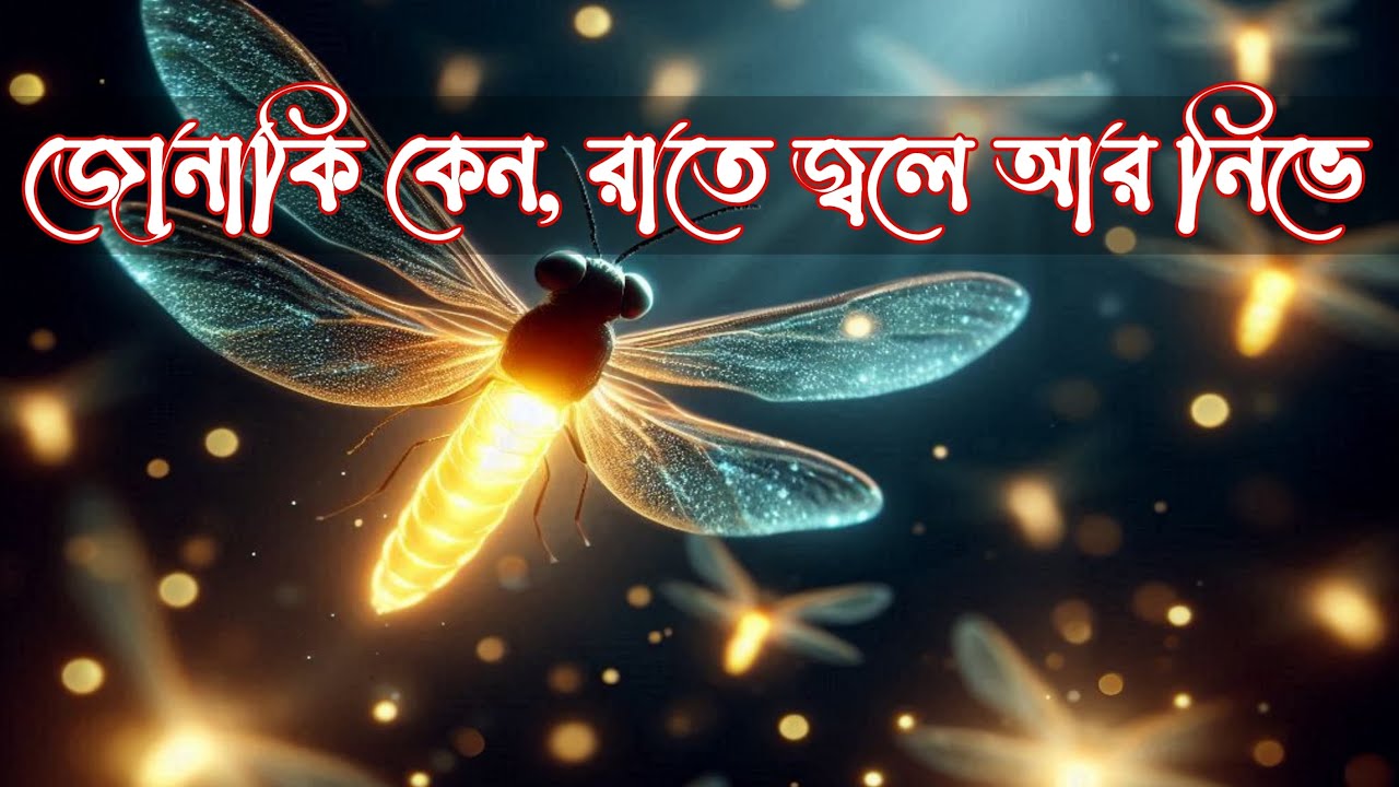 জোনাকির আলো জ্বলে কেন ?জোনাকি পোকার অজানা রহস্য! । Jonaki Poka । Facts ...