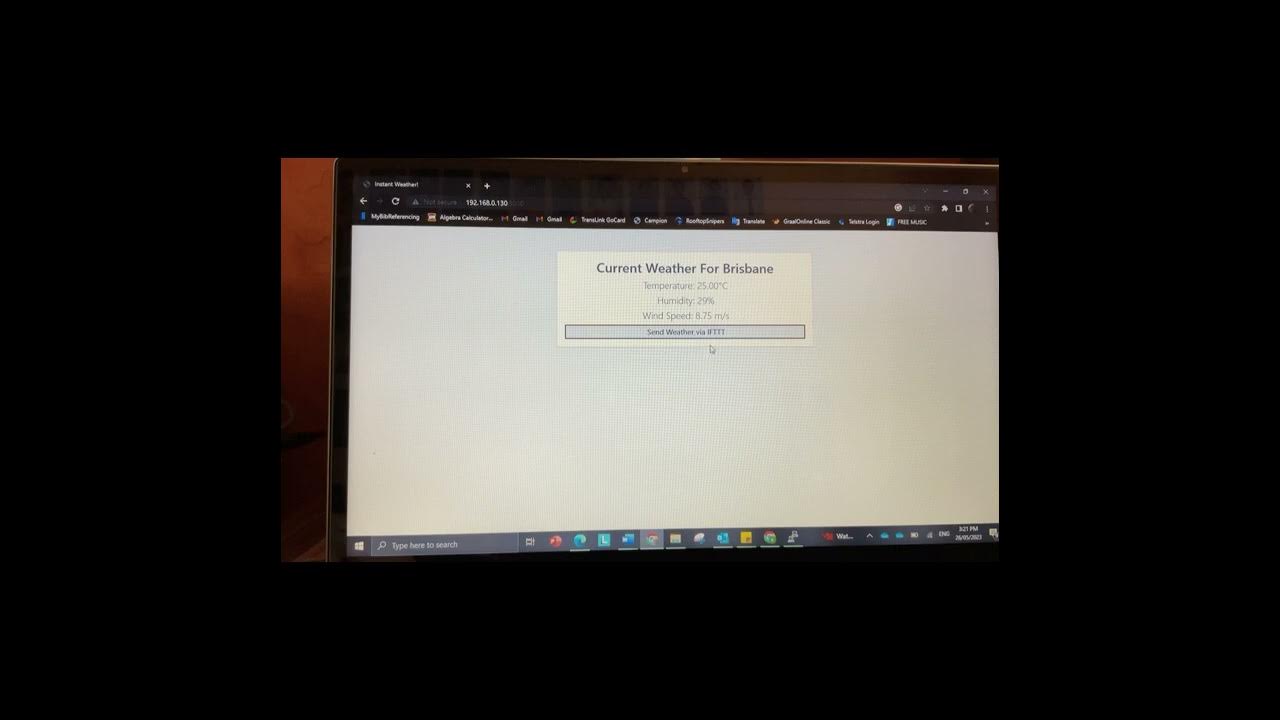 Raspberry Pi Flask Web Server Weather Website integrated with API and ...