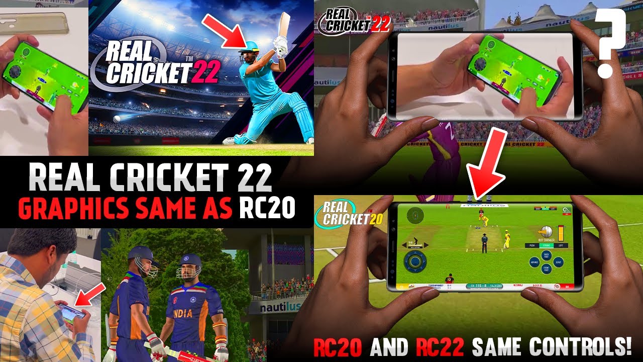 Real Cricket 22 is Updated Version of Real Cricket 20😐?? Real Cricket ...