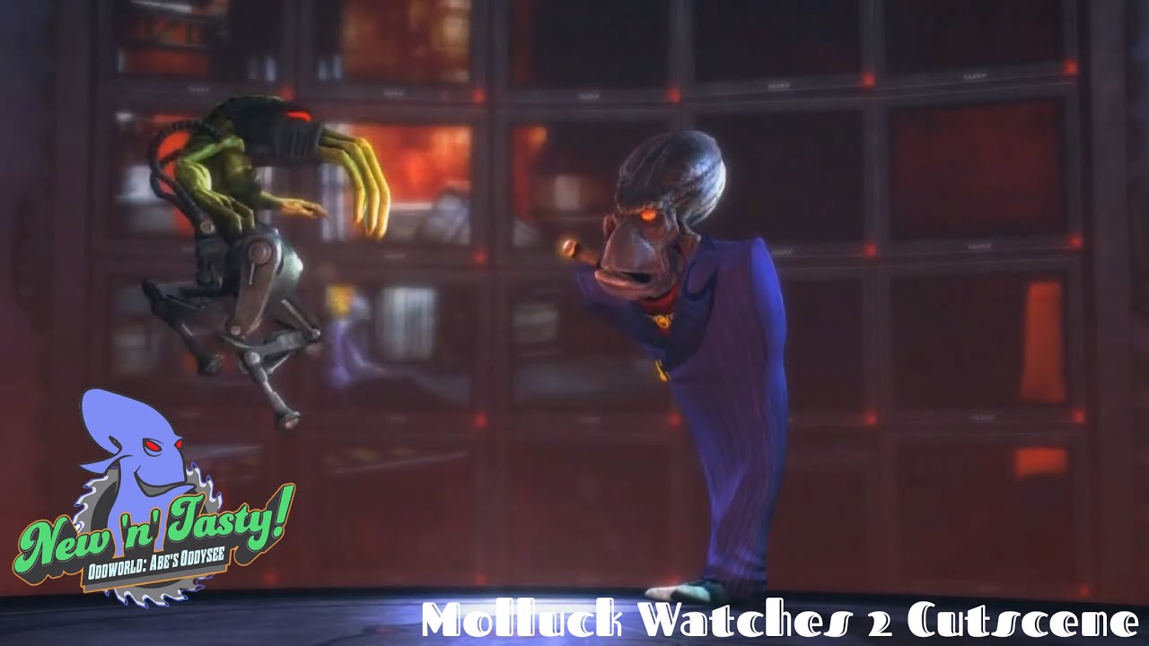 Oddworld New 'N' Tasty: Molluck Watches 2 Cutscene (Nintendo Switch ...
