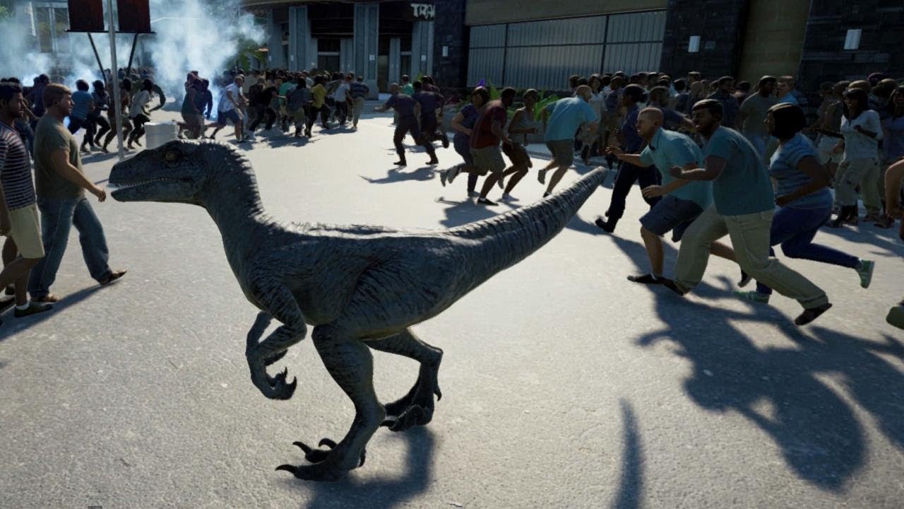 Raptor Petting Zoo - Jurassic World Evolution Cinematic episode 08 ...