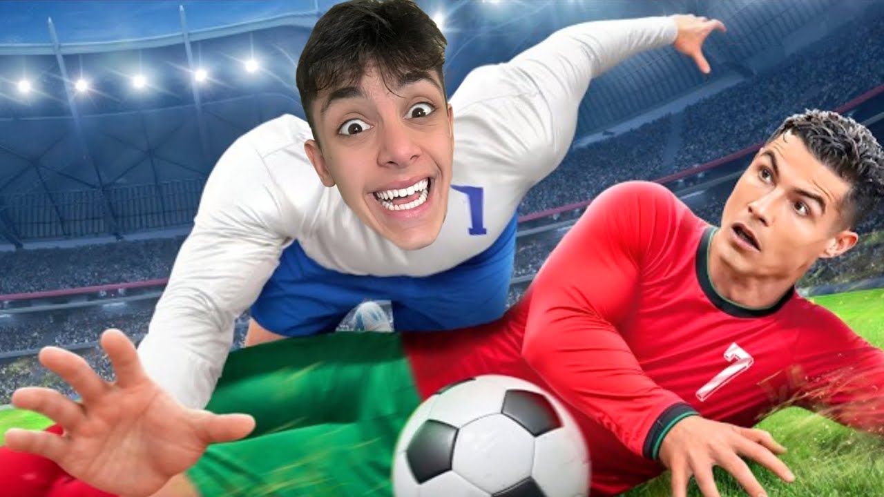 Νίκησα Τον RONALDO Στο Ποδόσφαιρο😱 - YouTube