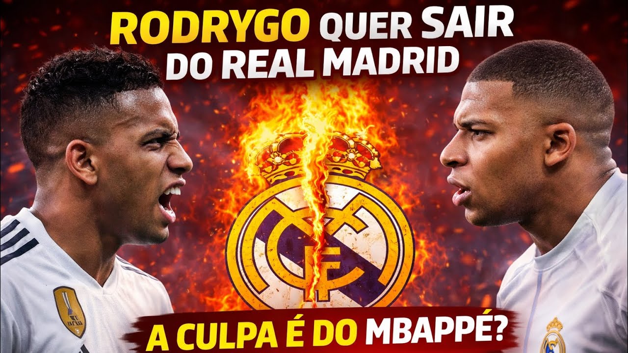 Rodrygo quer SAIR do Real Madrid... e o motivo é o Mbappé! 😱 - YouTube