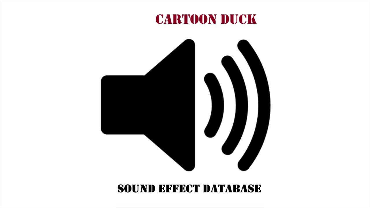 Cartoon Duck Sound Effect - YouTube