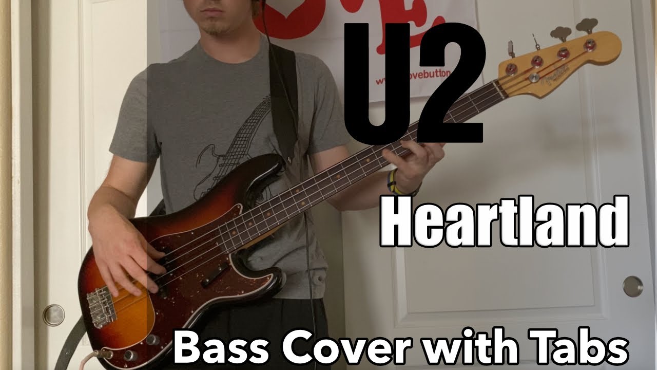 U2 - Heartland (Bass Cover WITH TABS) - YouTube