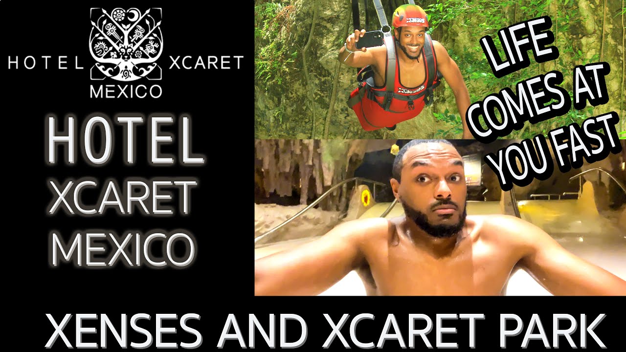 Xenses/Xcaret! Swim in Mud and an Underground River - YouTube