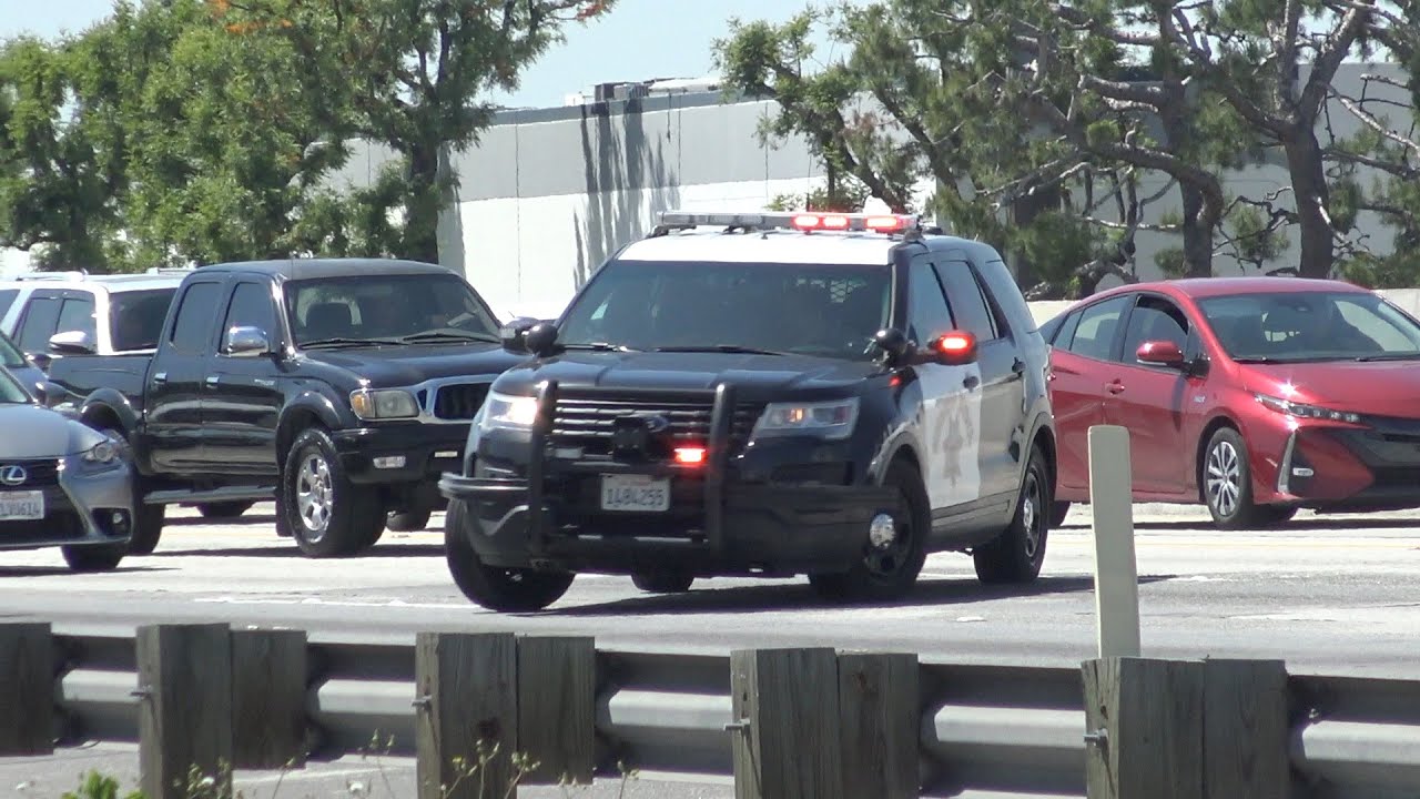 *Near TC* CHP Traffic Break for a Traffic Collision - YouTube