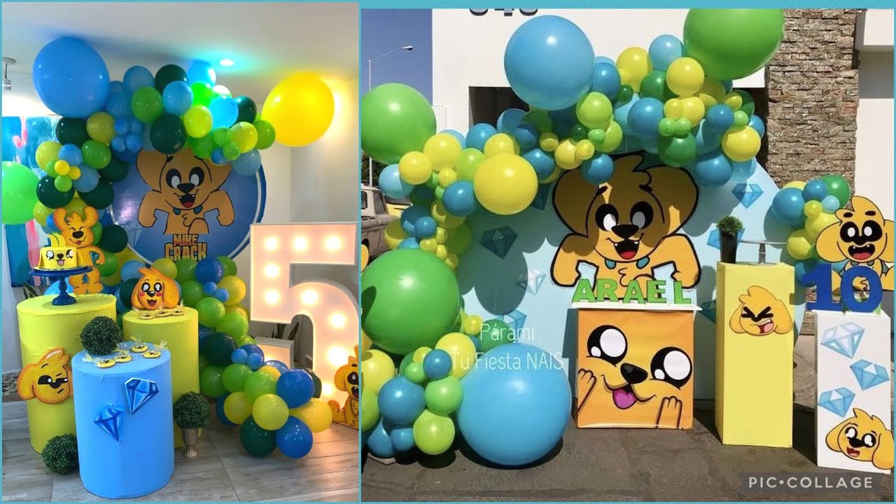 FIESTA DE MIKECRACK|LOS COMPAS|MESA DE DULCES|CUMPLEAÑOS BIRTHDAY PARTY ...