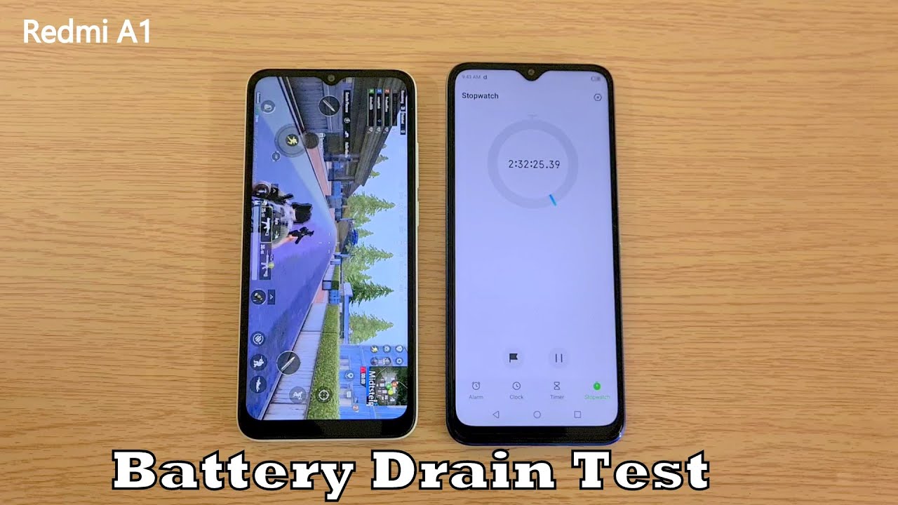 Redmi A1 Battery Drain Test - YouTube