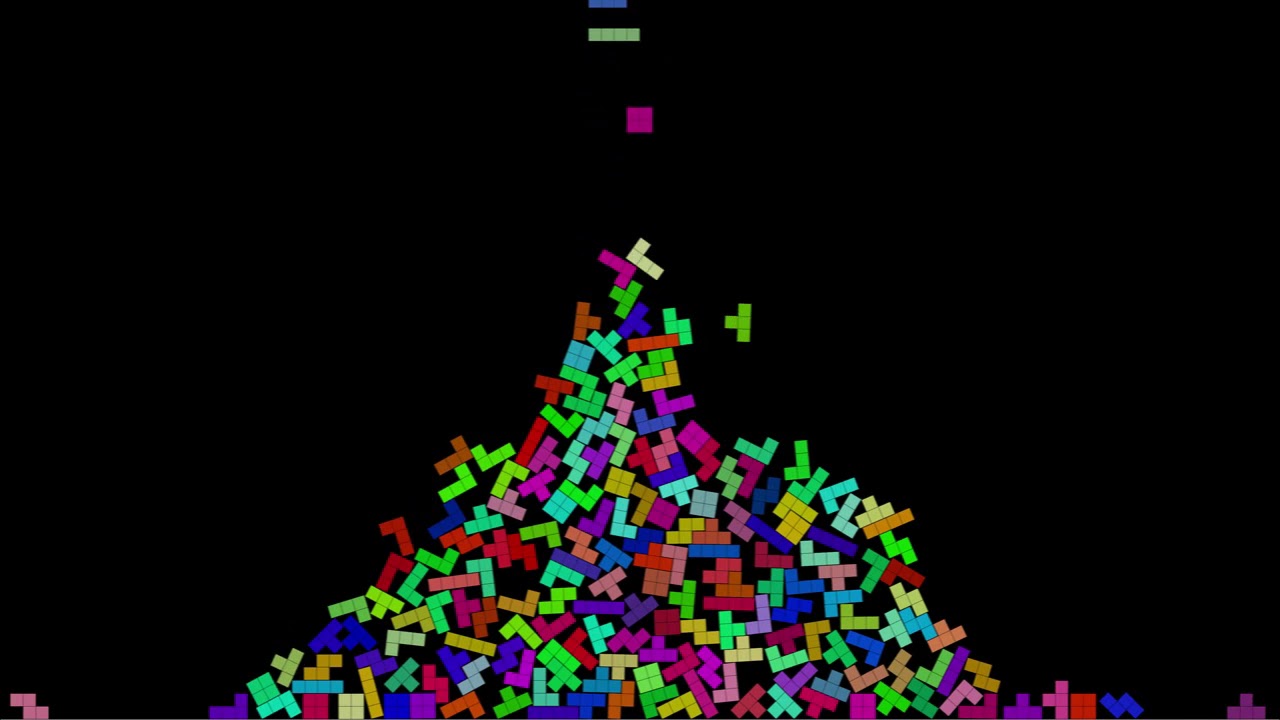 [HD] Crazy Tetris (Pybox2D Simulation) - YouTube