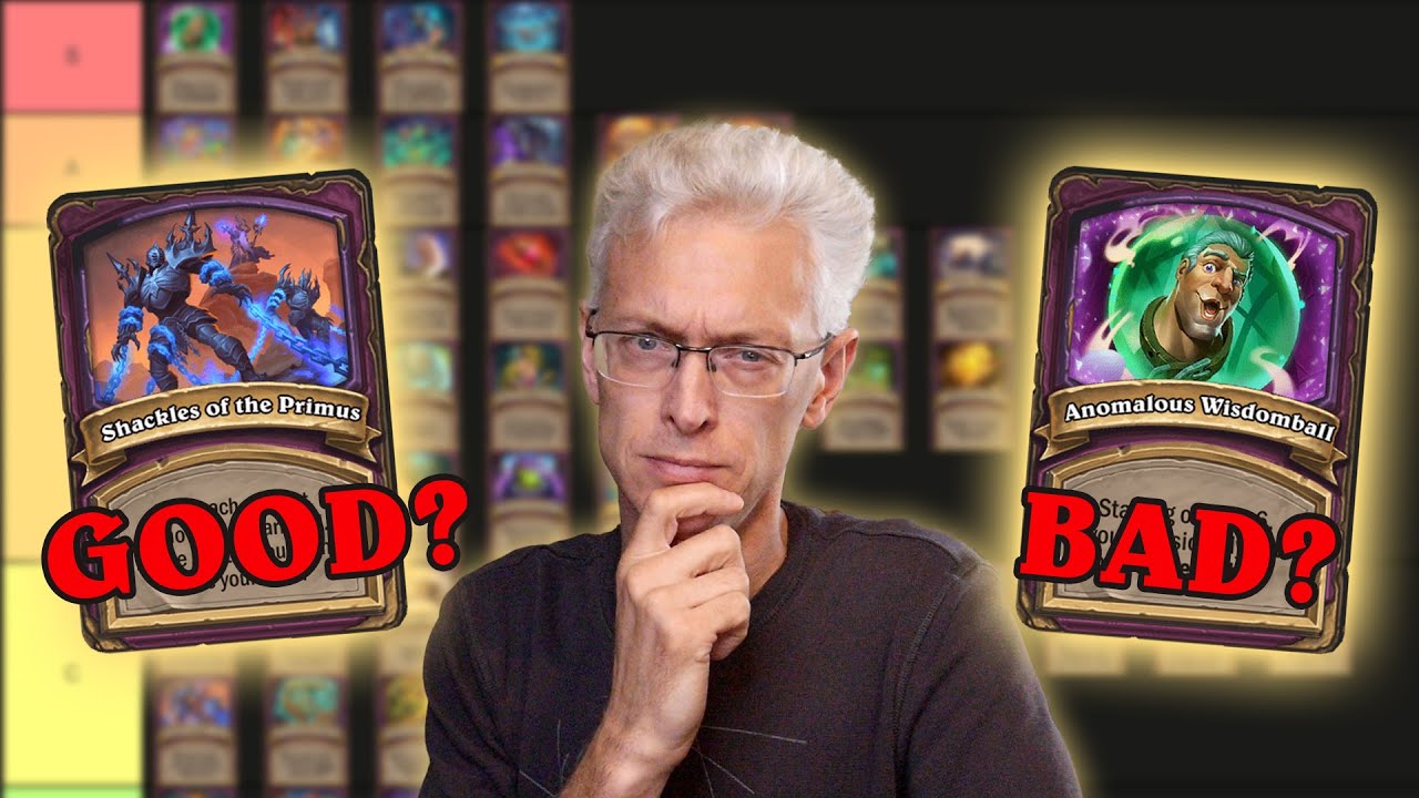 Anomalies Tier List: What is Good, and what is Bad?! Hearthstone ...
