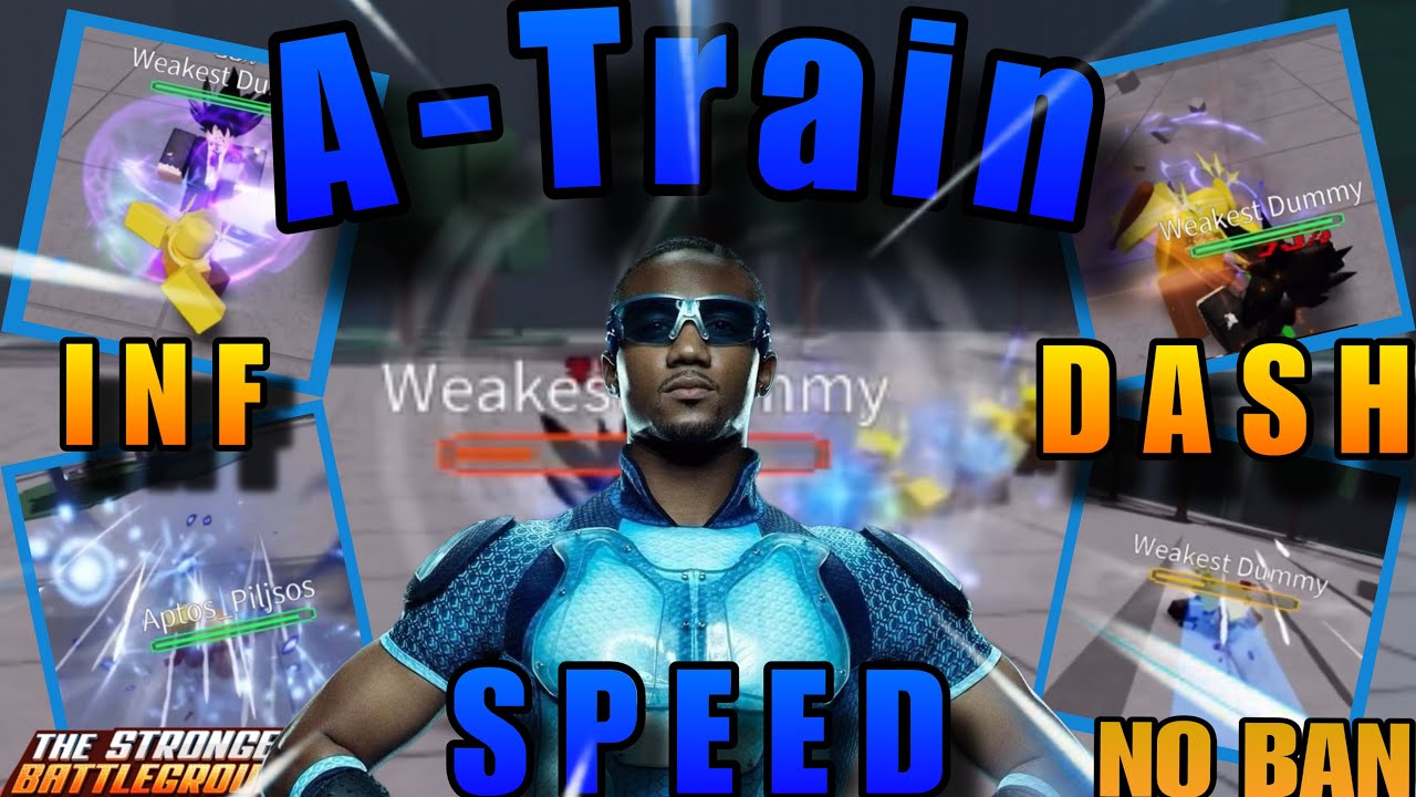 *NEW*🏃💪Roblox tsb script | A-Train moveset OP | INF DASH no cooldown ...