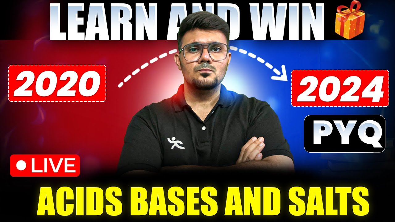 Acids, Bases and Salts Class 10 Previous Year Question🔥 || LEARN and ...