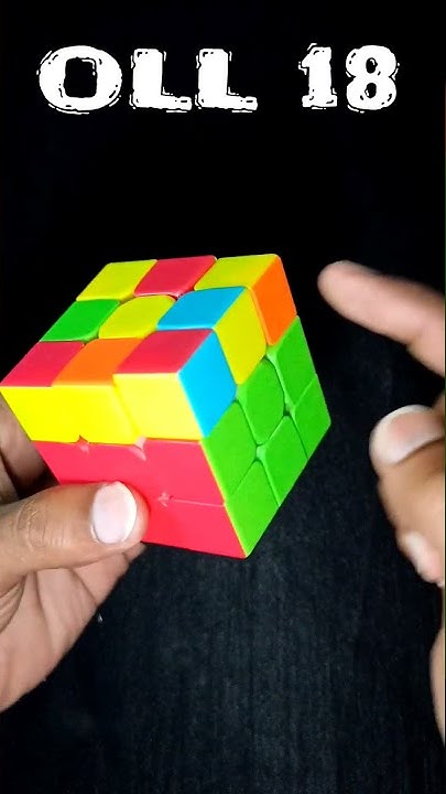 Rubik's Cube OLL 18 | Easy & Fast Algorithm #oll #shorts - YouTube