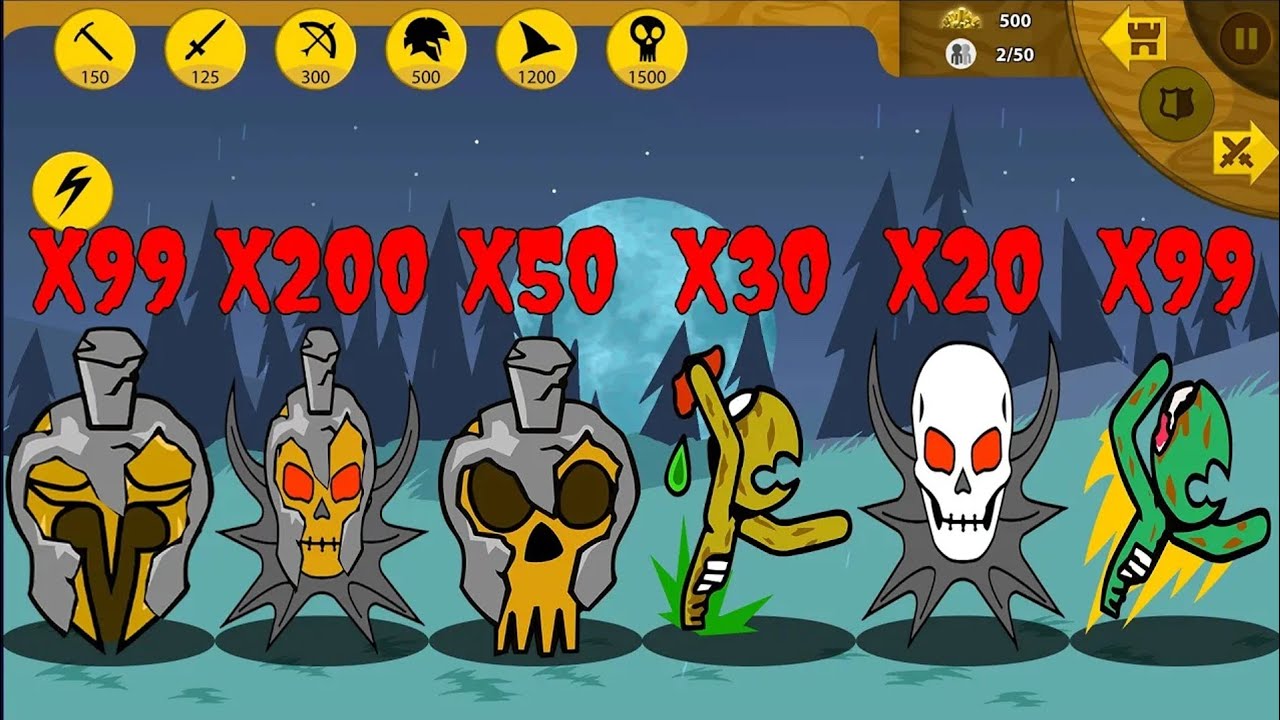 ALL ITEMS ZOMBIES SUMMON ATTACK ALL MAP ZOMBIES | STICK WAR LEGACY ...