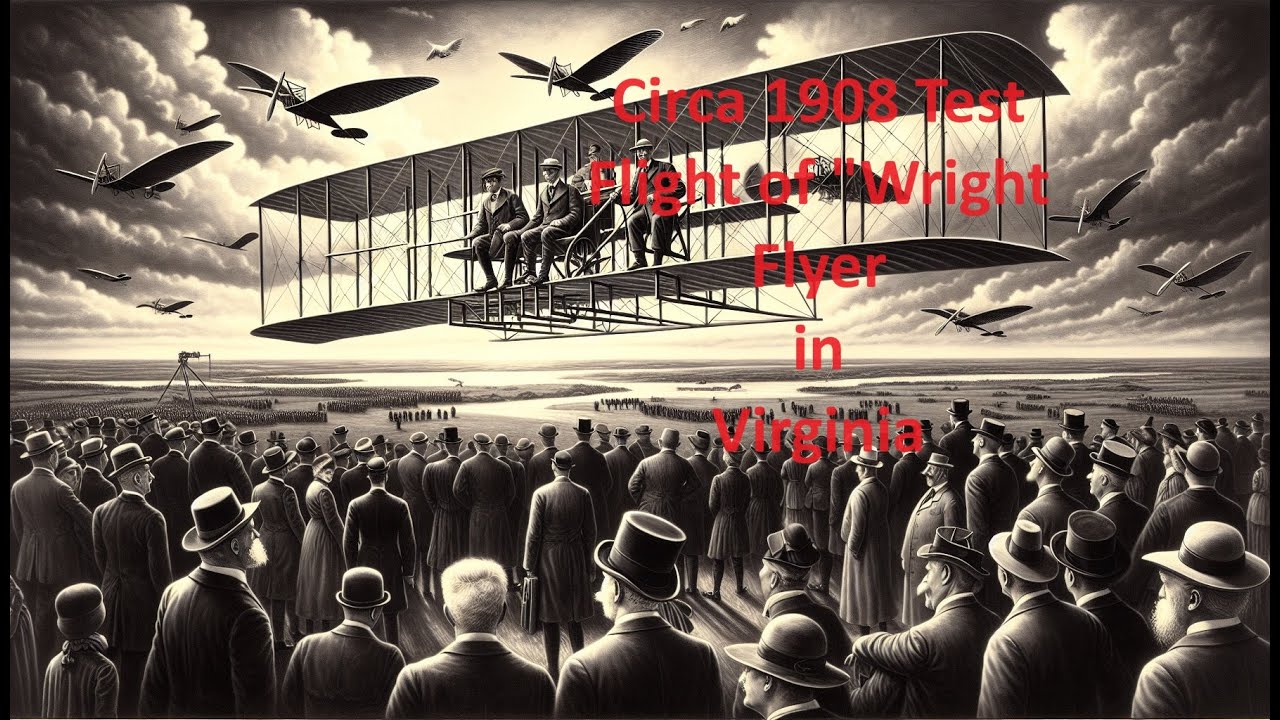 Aviation History: Wilbur Wright Flies In 1908 #history #wrightbrothers ...