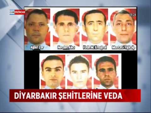 DİYARBAKIR ŞEHİTLERİNE VEDA