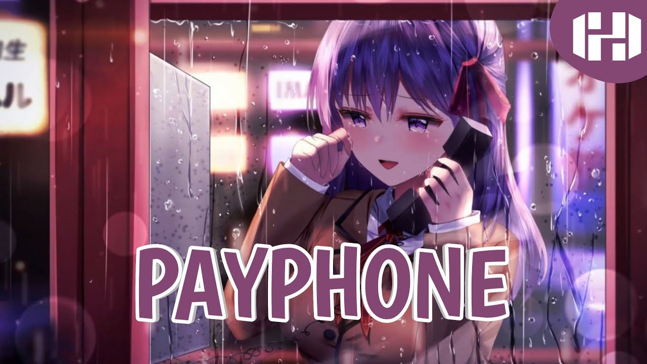 Nightcore - Payphone (Lyrics) - YouTube